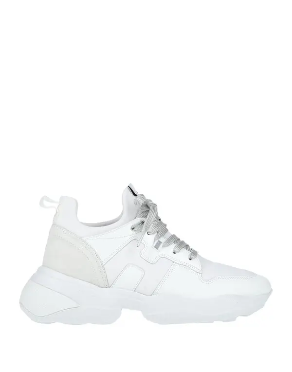Hogan Leather And Textile Low-top Sneakers - White