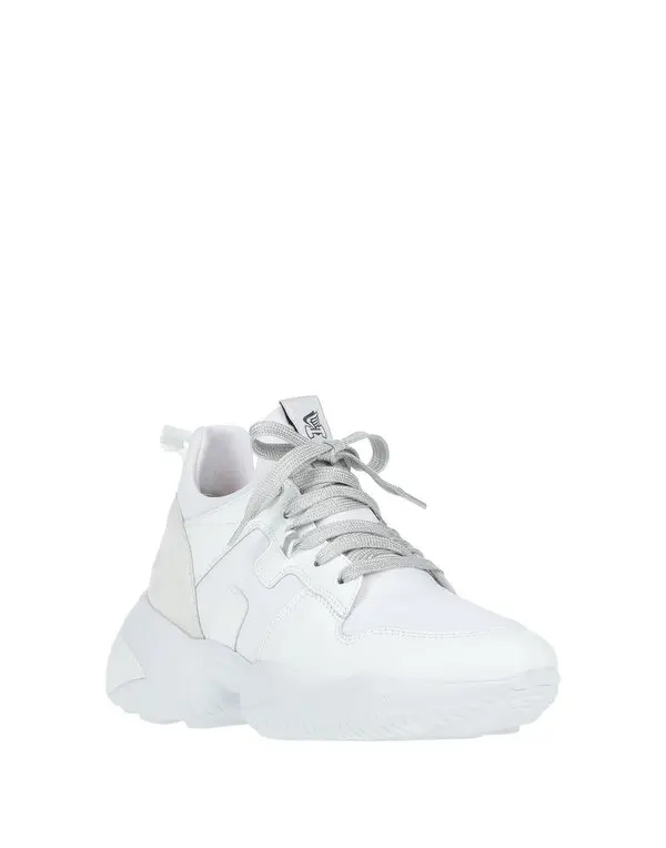 Hogan Leather And Textile Low-top Sneakers - White
