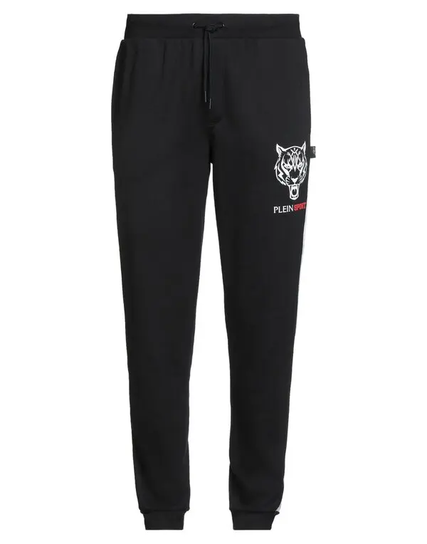 PLEIN SPORT Pants Size Cotton, Polyester - Black