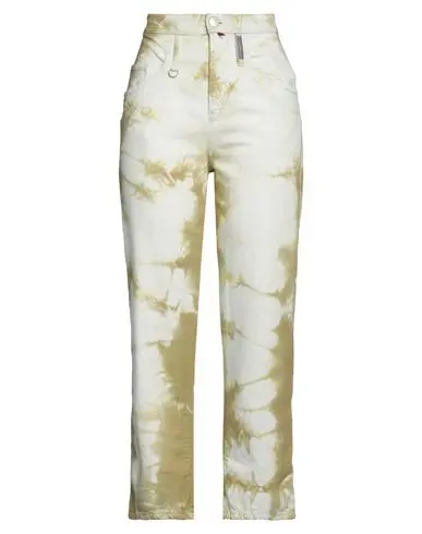 High Tapered Two-tone Jeans