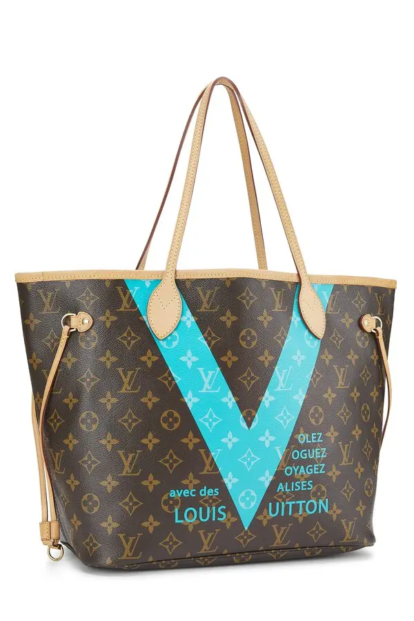 LOUIS VUITTON Monogram V Neverfull Mm Nm