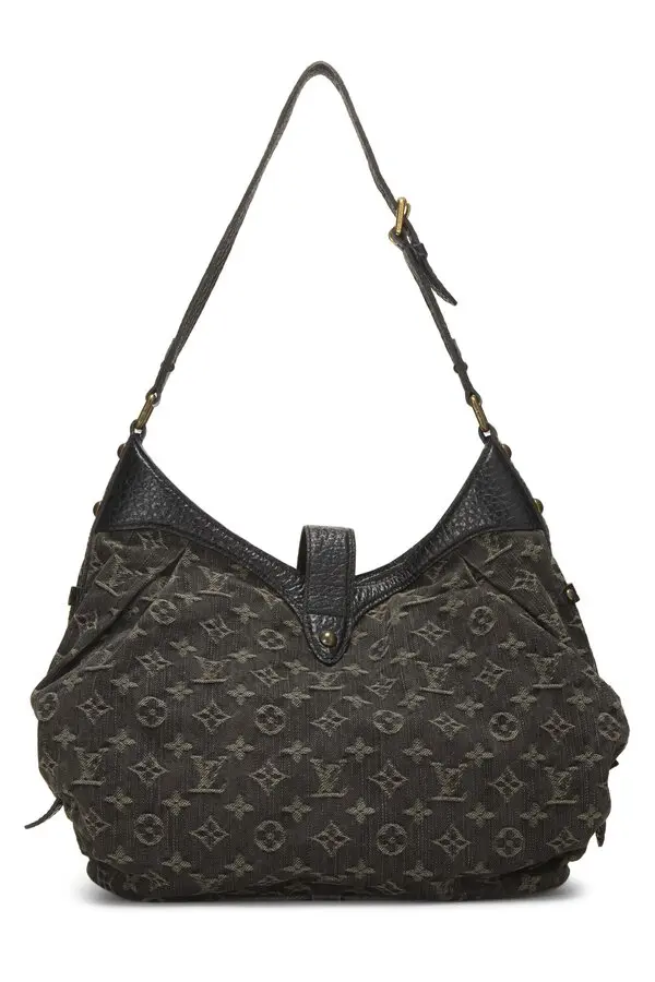 LOUIS VUITTON Monogram Denim Shoulder Bag