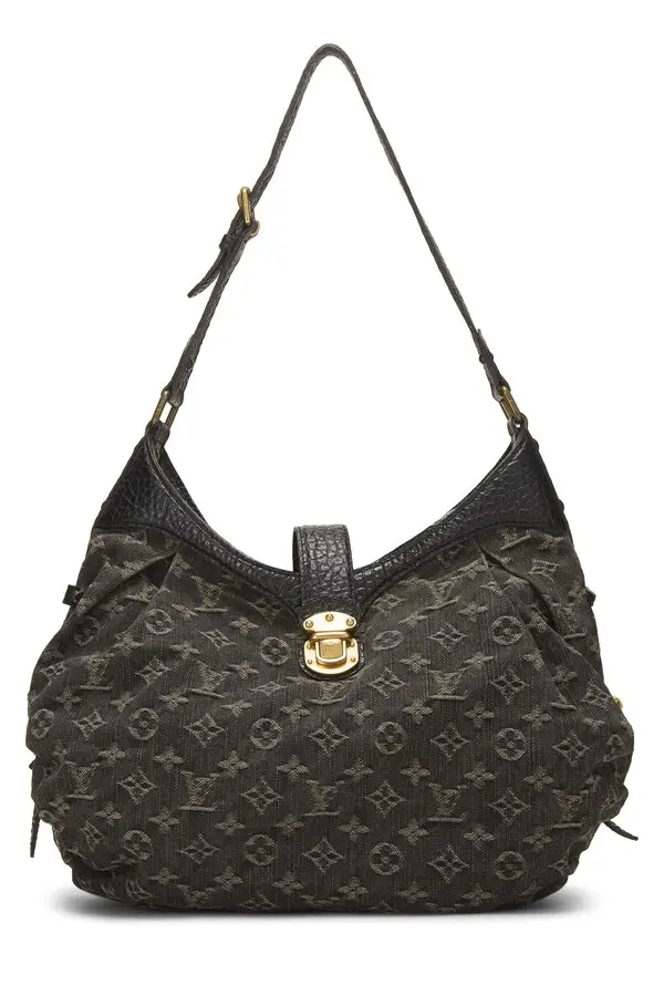LOUIS VUITTON Monogram Denim Shoulder Bag