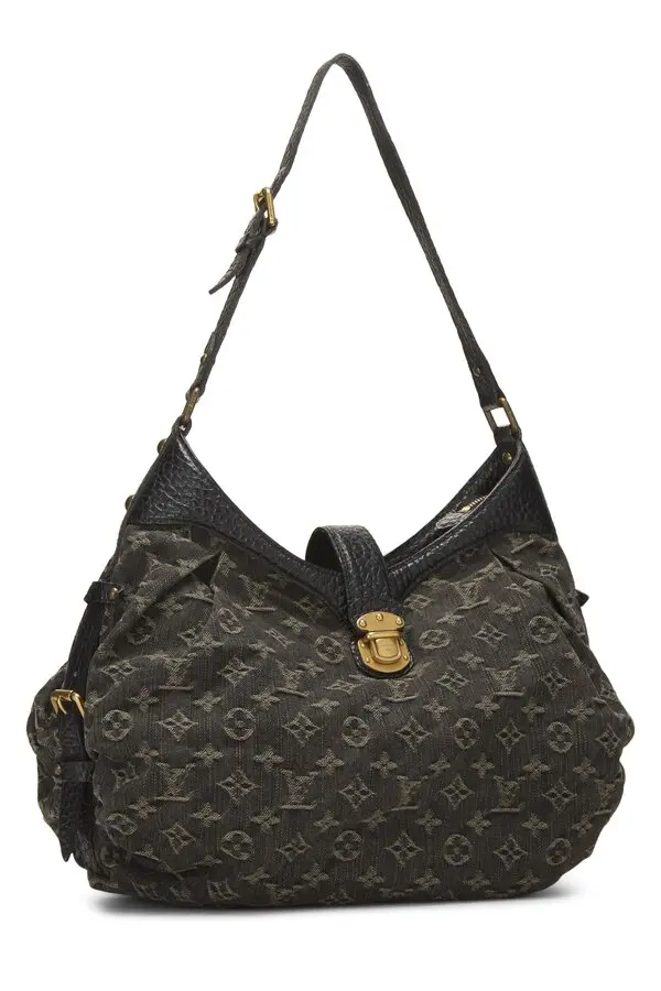 LOUIS VUITTON Monogram Denim Shoulder Bag