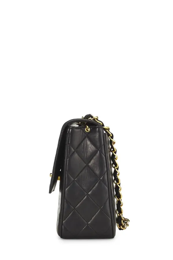 Chanel Lambskin Flap Bag - Black