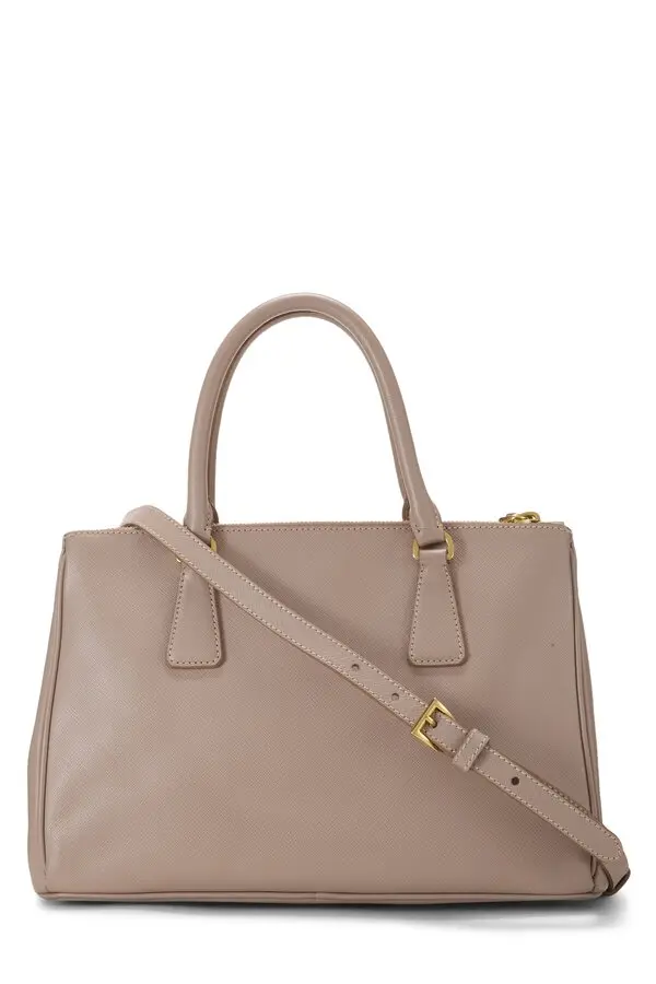 Prada Saffiano Executive Tote - Beige