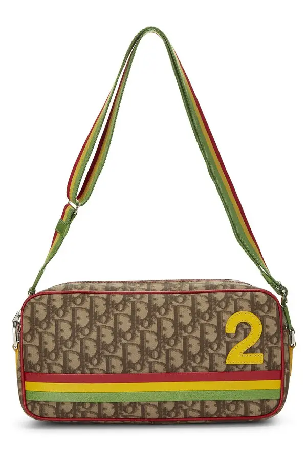 Dior Rasta Trotter Canvas Crossbody Bag