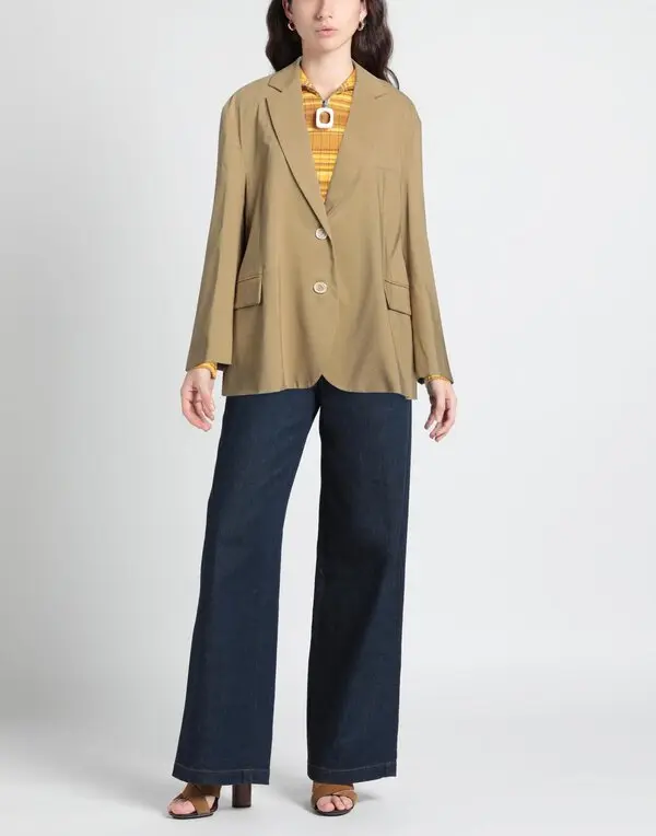 Erika Cavallini Single-breasted Blazer - Beige