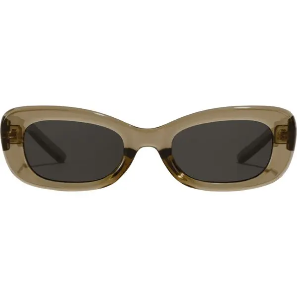 FIFTH & NINTH Anya Rectangle Sunglasses - Olive Green