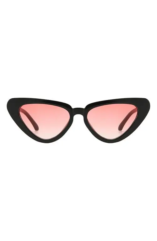 FIFTH & NINTH Freya Cat Eye Sunglasses - Black/ Rose