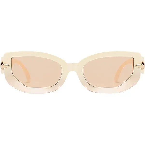 FIFTH & NINTH Elle Geometric Sunglasses - Cream
