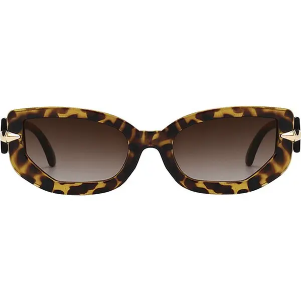 FIFTH & NINTH Elle Geometric Sunglasses - Torte