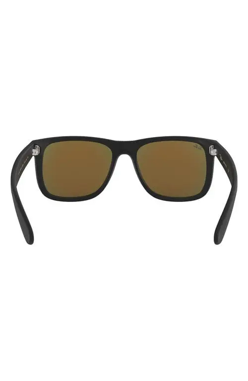 Ray-ban 51mm Square Sunglasses - Black/brown Mirror