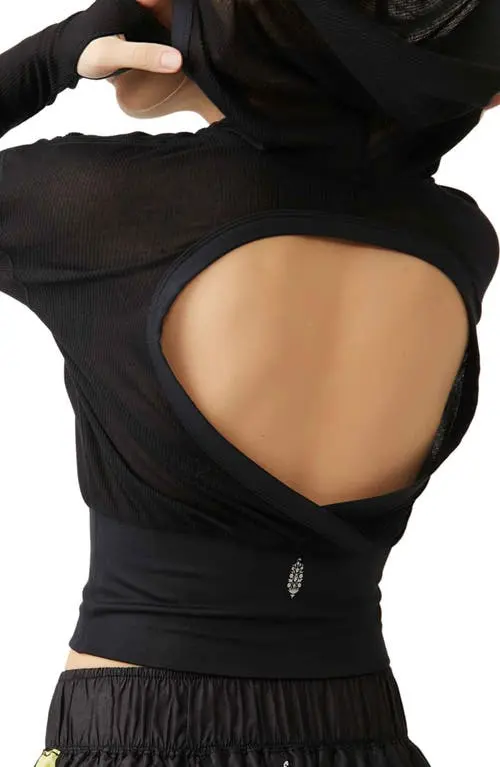 Free People Love High Cutout Layer Top