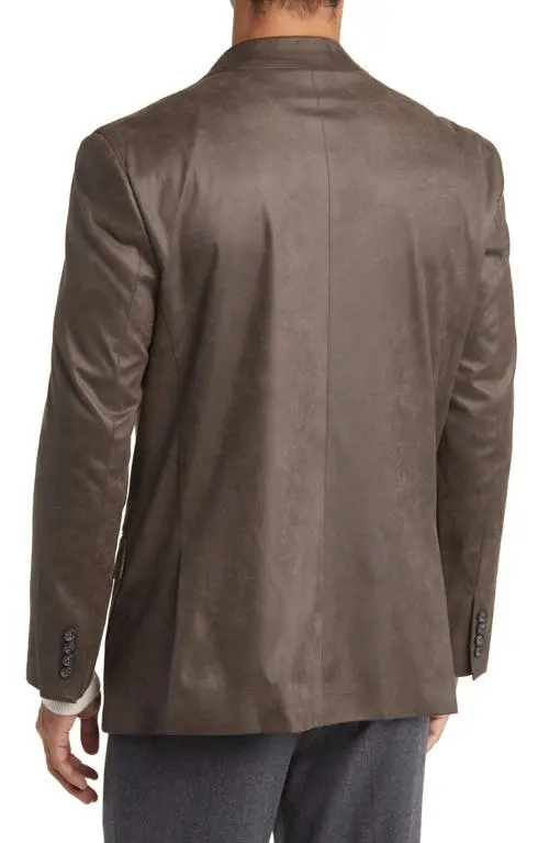 DANIEL HECHTER Norris Faux Suede Sport Coat - Mushroom