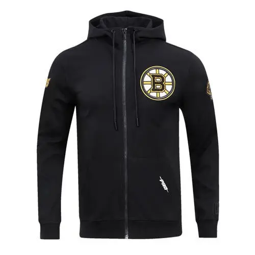 PRO STANDARD Boston Bruins Classic Chenille Full-zip Hoodie Jacket