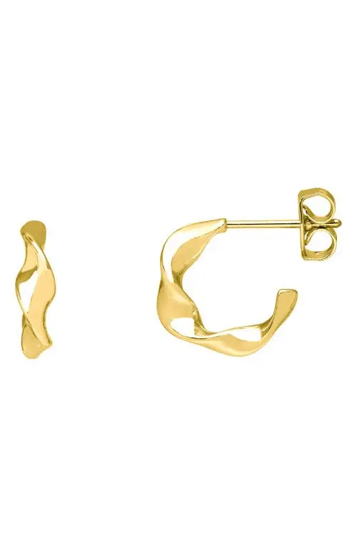 Estée Lauder Twist Hoop Earrings - Gold