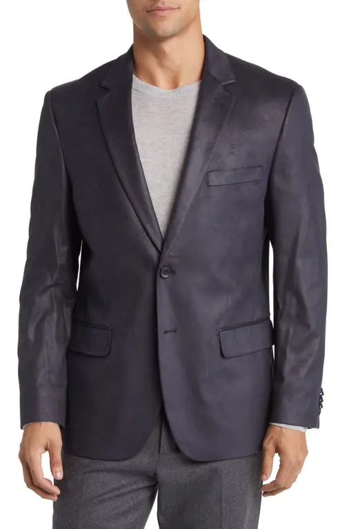 DANIEL HECHTER Norris Faux Suede Blazer - Blue