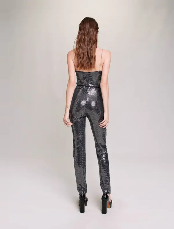 Maje Sequinned Jumpsuit