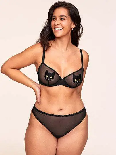 Victoria's Secret Adore Me Alyshia Demi Bra - Black