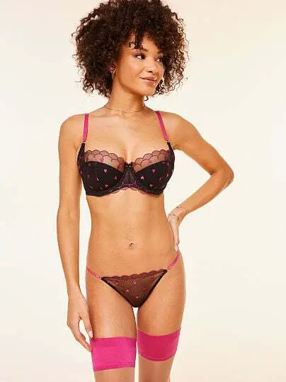 Victoria's Secret Adore Me Bettie Brazilian Panty - Black