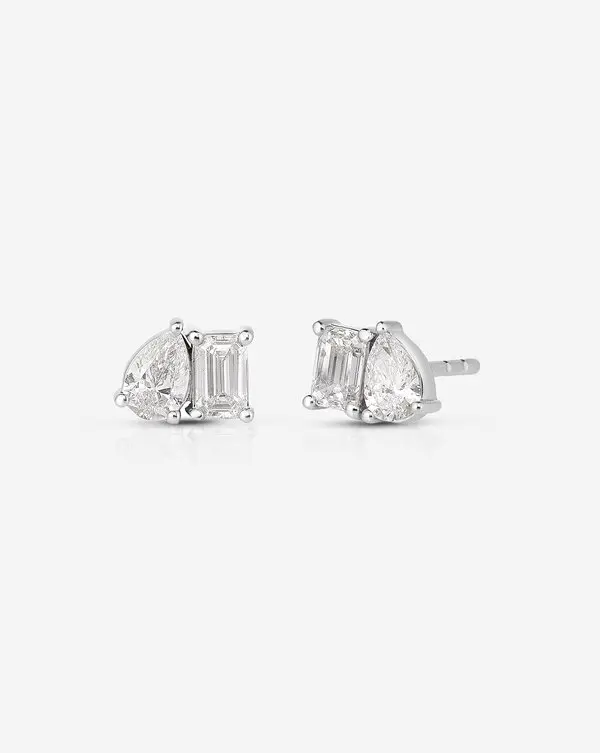 Ring Concierge Toi Et Moi Diamond Stud Earrings - One-color