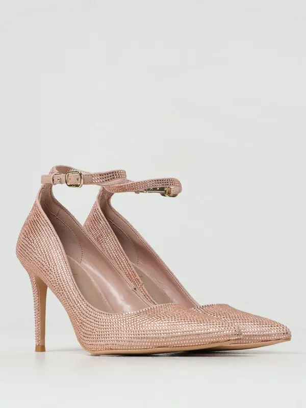 TWINSET Embellished Stiletto Pumps With Ankle Strap