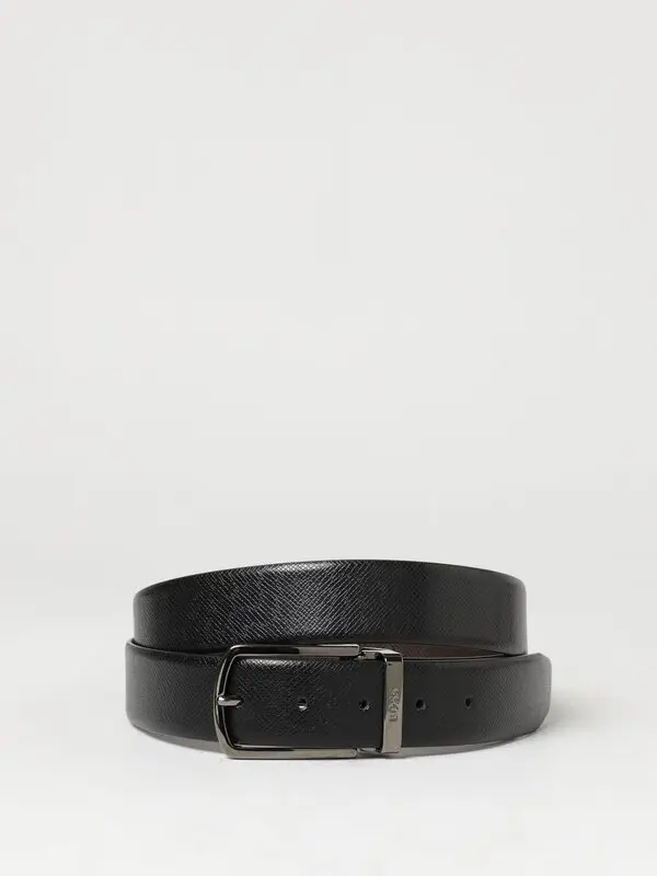 BOSS Leather Belt - Black
