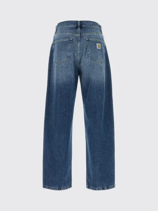 Carhartt Work In Progress Straight Leg Cotton Jeans - Navy