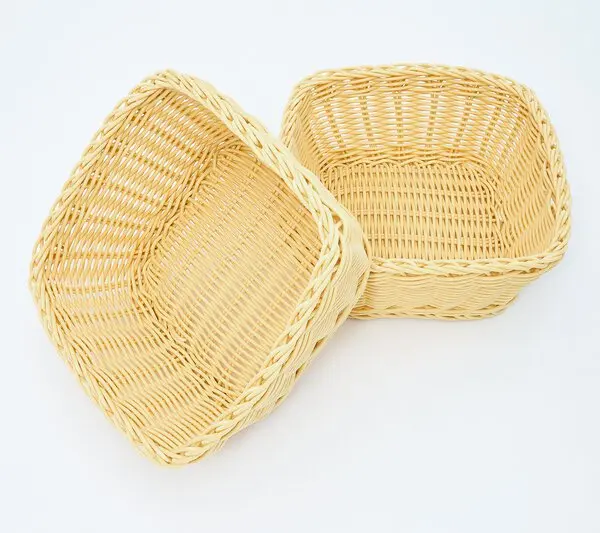 LOCKNLOCK Set Of 2 Dishwasher Safe Square Baskets - One-color
