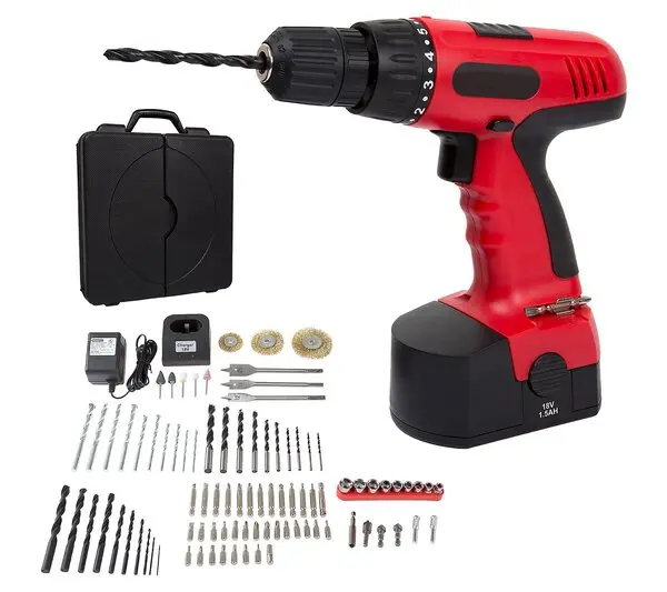 STALWART 18v Cordless Power Drill Set 89-piec E Kit - One-color