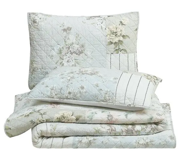 MODERN HEIRLOOM Claire 3-piece Full/queen Quilt Set