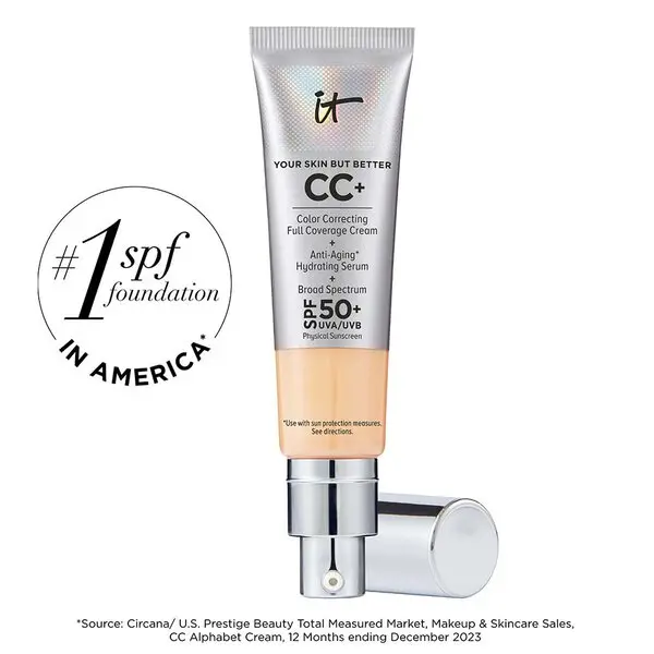 IT COSMETICS Cc+ Cream Full-coverage Foundation With Spf 50 - Light Medium
