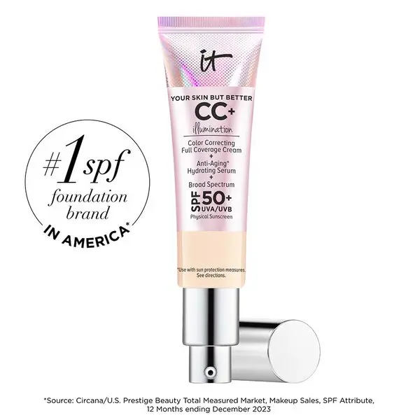 IT COSMETICS Cc+ Cream Illumination Full-coverage Foundation With Spf 50 - Fair Light