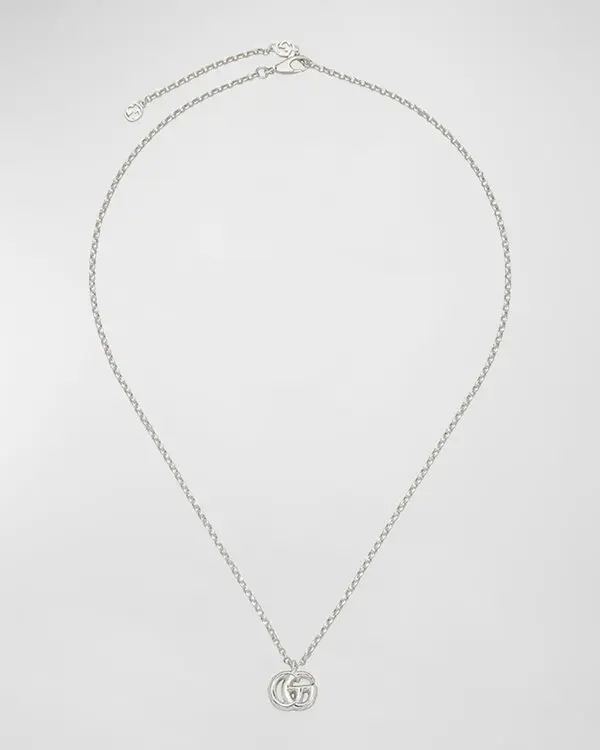 Gucci Gg Marmont Necklace - Sterling Silver