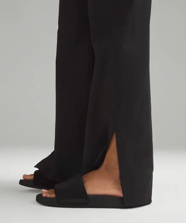 Lululemon Stretch Woven High-Rise Wide-Leg Pants Black