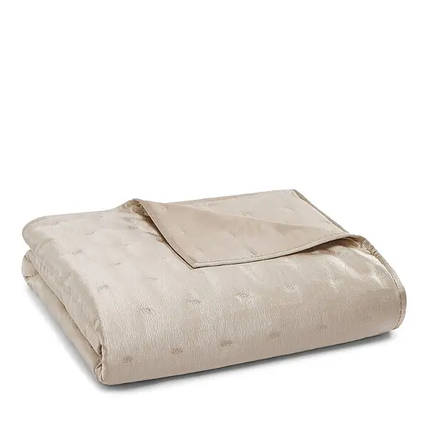 HUDSON PARK COLLECTION Nouveau Coverlet, King Exclusive - Beige