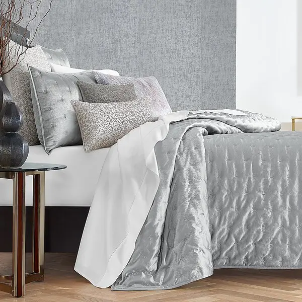 HUDSON PARK COLLECTION Nouveau Coverlet, King Exclusive - Charcoal