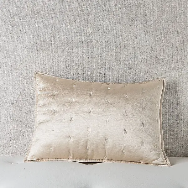 HUDSON PARK COLLECTION Nouveau Quilted Standard Sham Exclusive - Beige
