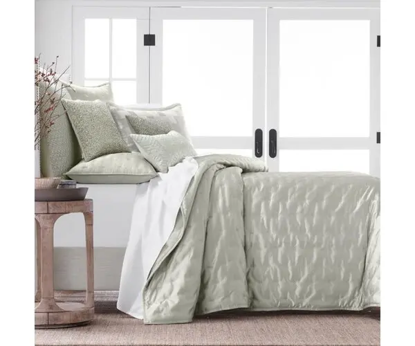 HUDSON PARK COLLECTION Nouveau Quilted Standard Sham Exclusive - Silver