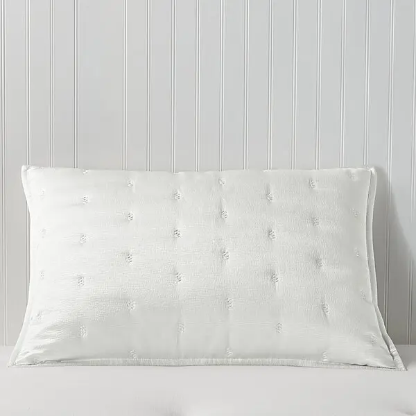HUDSON PARK COLLECTION Nouveau Quilted King Sham Exclusive - Ivory