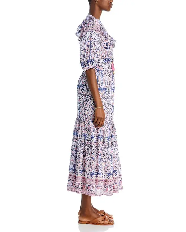 maxi chemise dress Silk Blend Maxi Chemise Navy C252