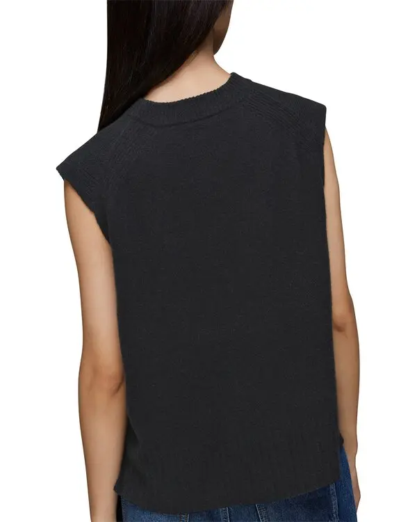 Whistles Knitted Tank Top - Navy