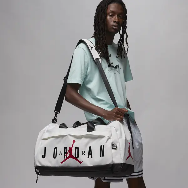 JORDAN Air Velocity Duffel Bag - White