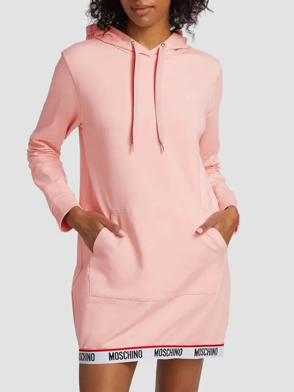 Moschino Maxi Hoodie Minidress