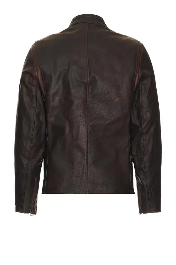 SCHOTT Cafe Racer Jacket - Brandy