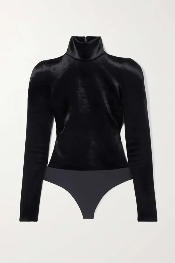 Balenciaga Stretch-velvet Top