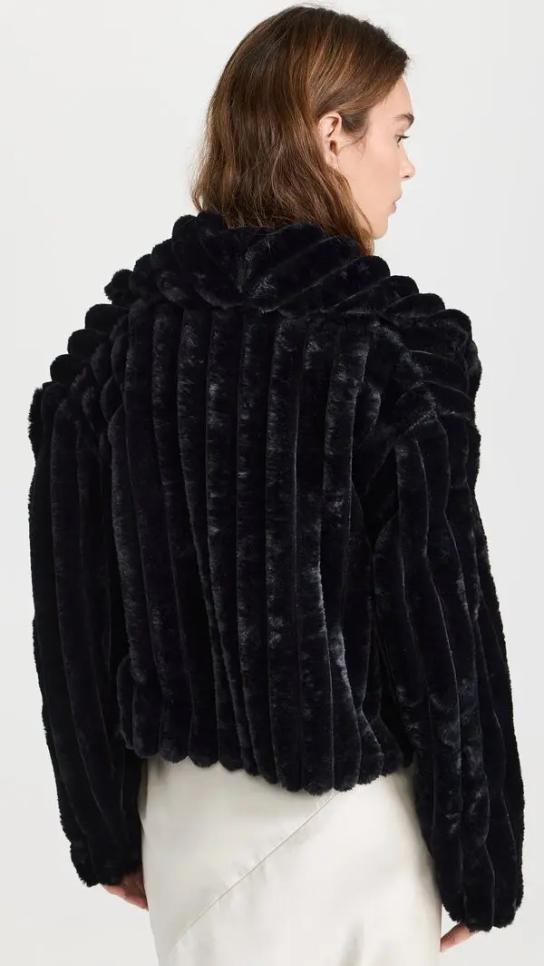 Blanknyc Faux Fur Jacket - Night Life