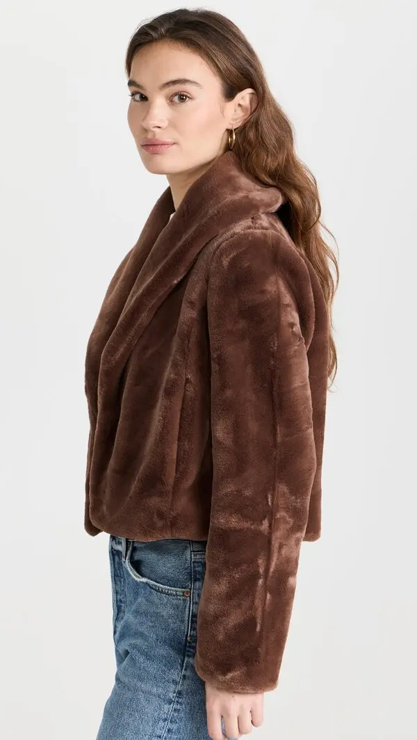 Blanknyc Faux Fur Martini Jacket
