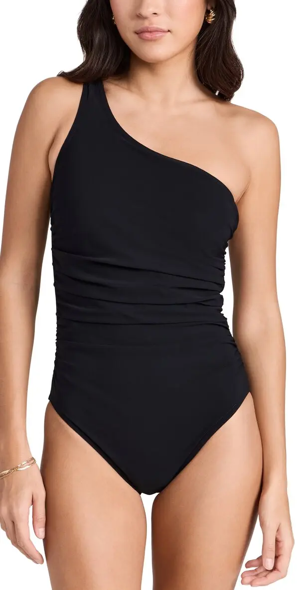 KARLA COLLETTO Basics Shoulder Piece With Shelf Bra - Black